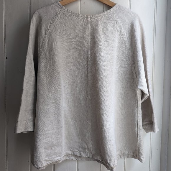 Elizabeth Suzann | Tops | Elizabeth Suzann Artist Smock Flax | Poshmark